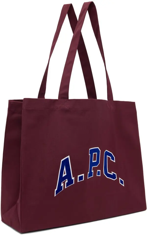 トートバッグ A.P.C. Diane University Shoulder Bag Burgundy COCPRM61958GAC A.P.C. Diane University Tote In Gac Burgundy - 50% Off